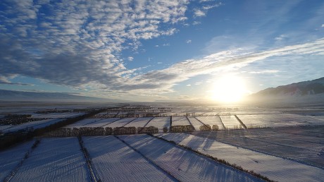 Snow in Balikun, Xinjiang Uygur Autonomous Region, China - 27 Dec 2017 ...