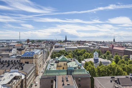 Urban Landscape Helsinki Finland Editorial Stock Photo - Stock Image ...