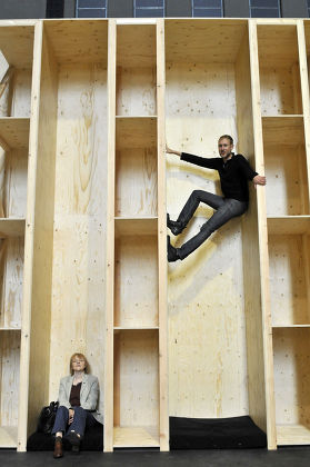 People Interacting Installation Editorial Stock Photo - Stock Image ...