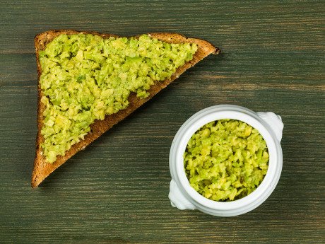 Fresh Avocado On Toasted Wholegrain Bread Editorial Stock Photo - Stock ...