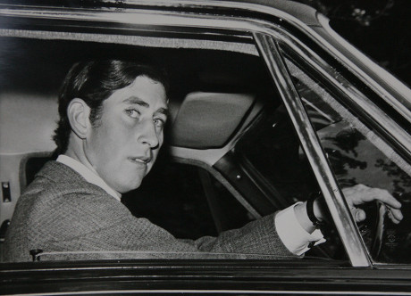 Prince Charles Driving Whilst His Final Editorial Stock Photo - Stock ...