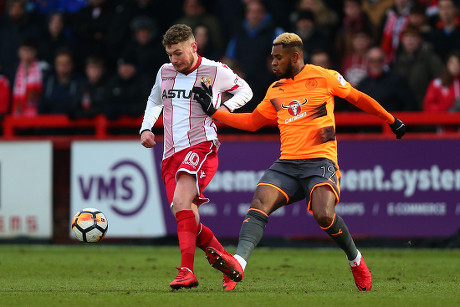 Teams Take Field During Stevenage Vs Editorial Stock Photo - Stock ...
