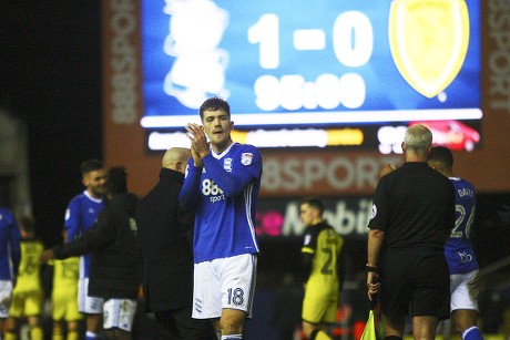 Birminghams Goalscorer Sam Gallagher Celebrates After Editorial Stock ...