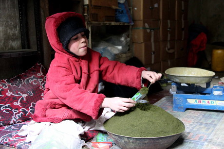 Afghan Man Sells Naswar On Roadside Editorial Stock Photo - Stock Image ...