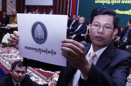 Officer Cambodian National Election Committee Holds Editorial Stock ...