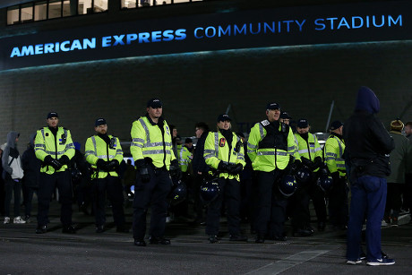 Large Police Presence Seen Outside Ground Editorial Stock Photo - Stock ...
