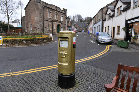 Andy Murrays Post Box Dunblane High Editorial Stock Photo - Stock Image ...