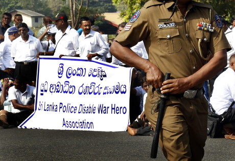 Disabled Sri Lankan Police Special Task Editorial Stock Photo - Stock ...