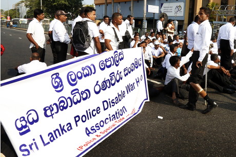 Disabled Sri Lankan Police Special Task Editorial Stock Photo - Stock ...