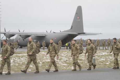 Danish Troops Arrive Amari Air Base Editorial Stock Photo - Stock Image ...