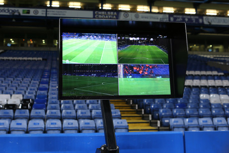 Var Screen Already Place Alongside Chelsea Editorial Stock Photo ...