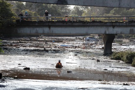 Caltrans Worker Conducts Search Rescue Efforts Editorial Stock Photo ...