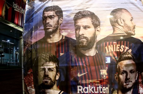Luis Suarez Lionel Messi Andres Iniesta Editorial Stock Photo - Stock ...