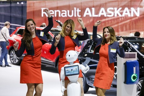 Renault Hostess Renault Robot Editorial Stock Photo - Stock Image ...
