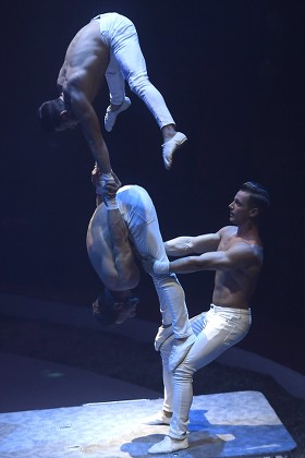 Powerlifting Acrobats Xtreme Brothers Romania Perform Editorial Stock ...