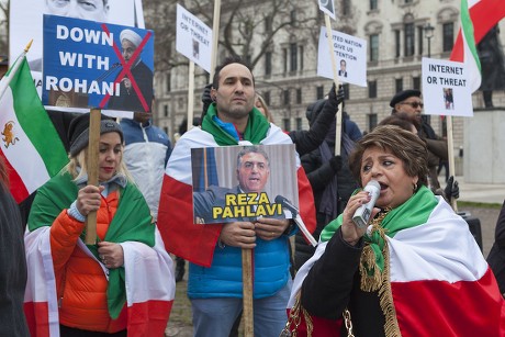 Iranians Take Streets Demanding Democracy Iran Editorial Stock Photo ...