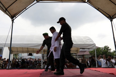 Whipping punishment in Aceh for violating Islamic sharia law, Banda ...