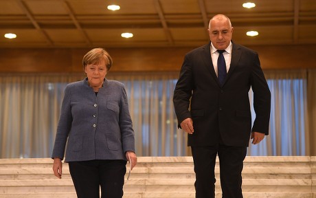 Bulgarian Prime Minister Boyko Borissov R Editorial Stock Photo - Stock ...