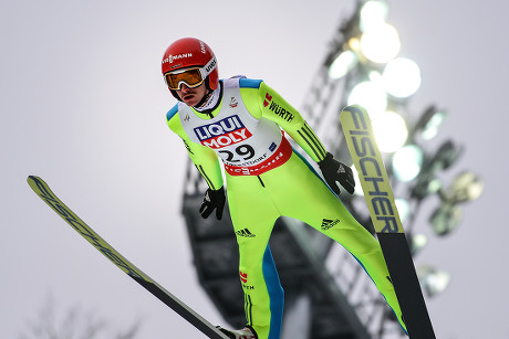 Richard Freitag Germany Airborne During Practice Editorial Stock Photo ...