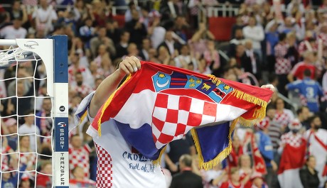 Croatian Handball Player Luka Cindric Celebrates Editorial Stock Photo ...