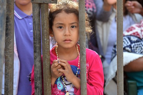Child Looks Through Bars Gate Faithful Editorial Stock Photo - Stock ...
