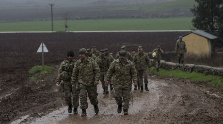 Turkish Soldiers Training Their Tanks Near Editorial Stock Photo ...