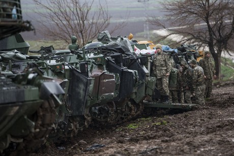 Turkish Soldiers Training Their Tanks Near Editorial Stock Photo ...