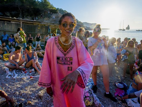 Girl Outdoor Rave Ibiza Editorial Stock Photo - Stock Image | Shutterstock