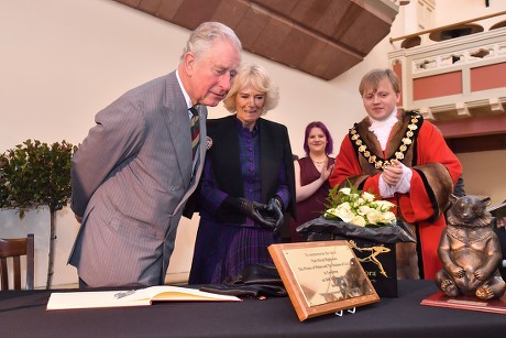 Mayor Charles Booth R Helps Camilla Editorial Stock Photo - Stock Image ...