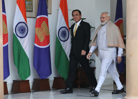 Narendra Modi Prayut Chanocha Editorial Stock Photo - Stock Image ...