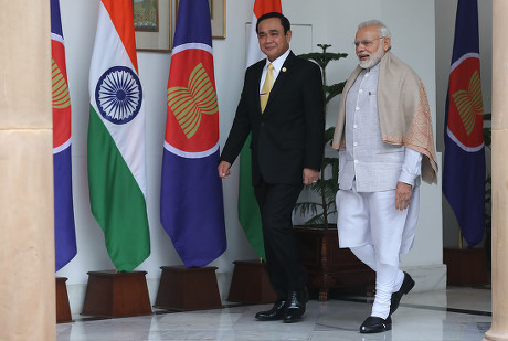 Narendra Modi Prayut Chanocha Editorial Stock Photo - Stock Image ...