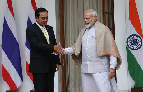 NARENDRA MODI PRAYUT CHAN-O-CHA Editorial Stock Photo - Stock Image ...