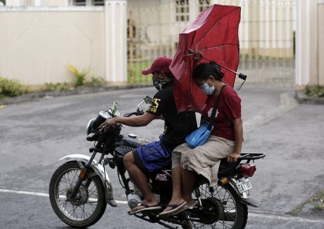 Filipino Motorists Maneuver During Downpour Foot Editorial Stock Photo ...