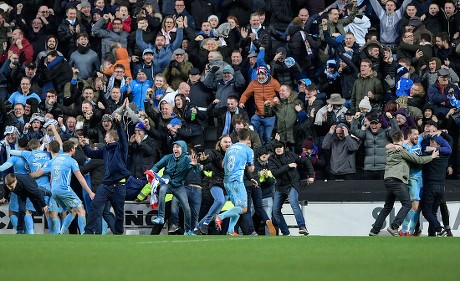 Coventry City Fans Players Celebrating Goal Editorial Stock Photo ...