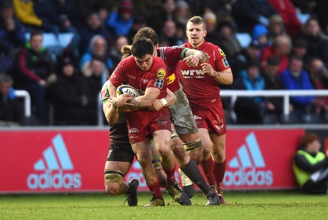Jacob Botica Scarlets Tackled By Luke Editorial Stock Photo - Stock ...