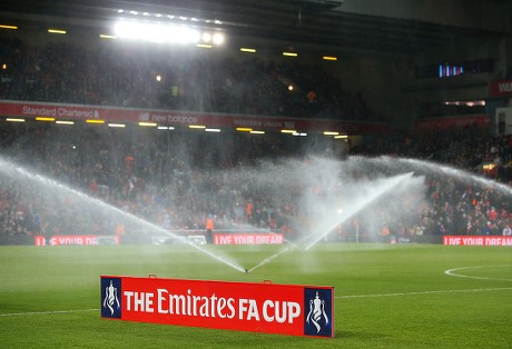 Emirates Fa Cup Boards On Pitch Editorial Stock Photo - Stock Image ...