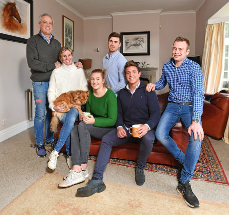 Andrew Debbie Keeble Their Four Children Editorial Stock Photo - Stock ...