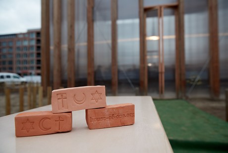 Bricks Religious Symbols Placed On Display Editorial Stock Photo ...