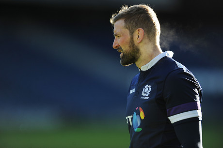 John Barclay Scotland Captain Scotland Rugby Redakčních stock ...