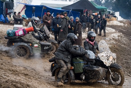 Man Steers His Motorcycles Through Mud Editorial Stock Photo - Stock ...