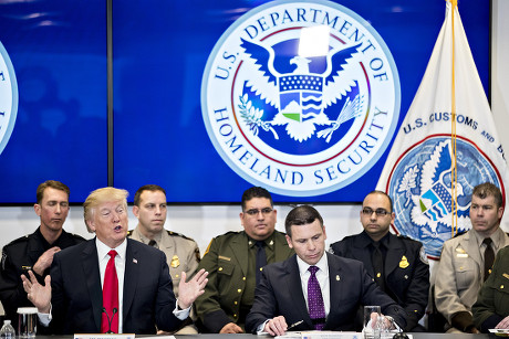 President Trump Visits The Customs And Border Protection National ...