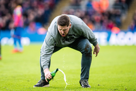 Pitch Invader During Premier League Match Editorial Stock Photo - Stock ...