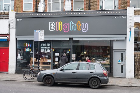 Winston Churchill Themed Blighty Cafe Finsbury Editorial Stock Photo ...