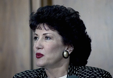 Labor Secretary Elizabeth Dole Speaks Reporters Editorial Stock Photo ...
