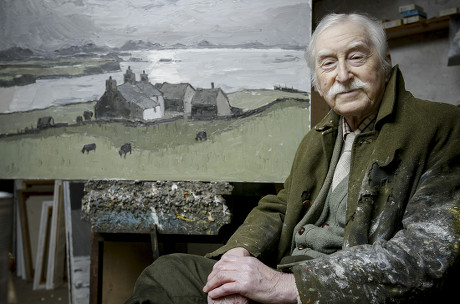 Artist Sir Kyffin Williams Photographed His Editorial Stock Photo ...