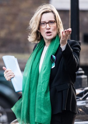 Amber Rudd Rudd Wearing Symbolic Green Editorial Stock Photo - Stock ...