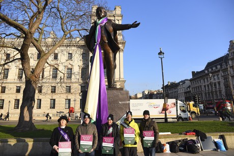 Banner Colours Suffragette Movement Has Been Editorial Stock Photo ...