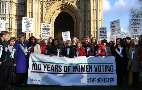 Women British Labour Party Outside British Editorial Stock Photo ...
