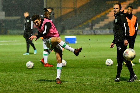 Jake Gray 10 Yeovil Town Warming Editorial Stock Photo - Stock Image ...