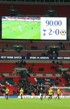 Scoreboard Displays Final Score Game Finishes Editorial Stock Photo ...